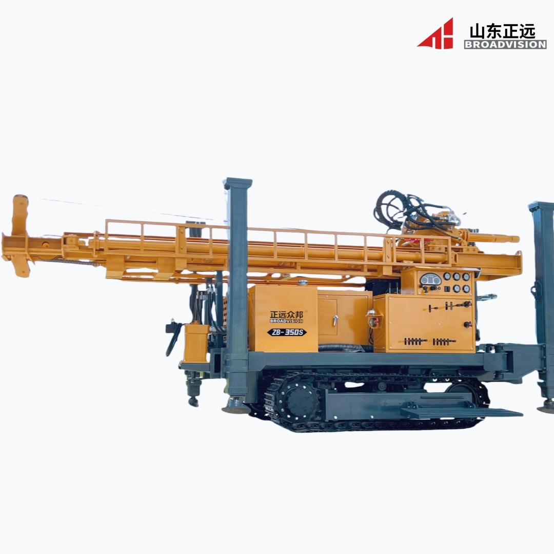 ZB350S Hydraulic Deep Water Well Crawler Borehole Rotary Core Drilling ...